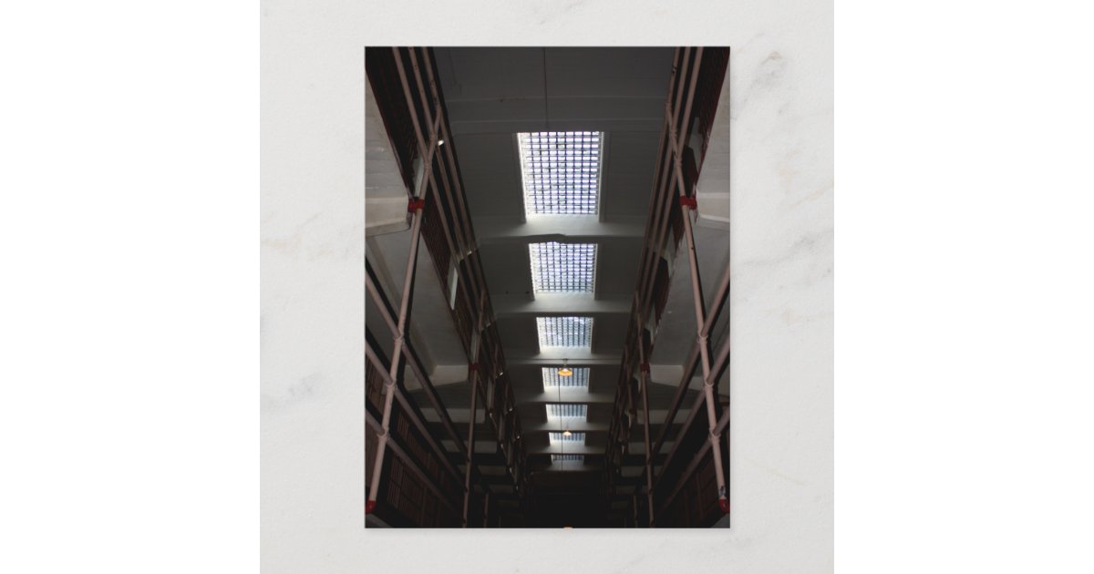 Skylight at Alcatraz Prison Postcard | Zazzle