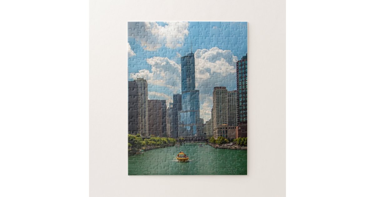 Skyline Chicago Jigsaw Puzzle | Zazzle