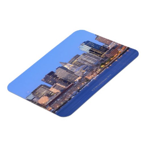 Skyline of downtown Boston from inner Boston Magnet | Zazzle