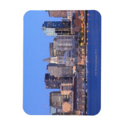 Skyline of downtown Boston from inner Boston Magnet | Zazzle