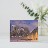 Skyline of Minneapolis Minnesota Postcard | Zazzle