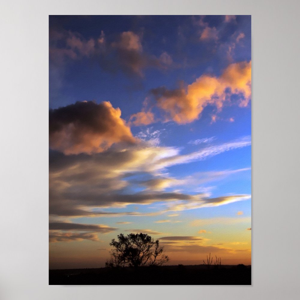 Skyscapes : Ferntree Gully - POSTER - Snuggle Hamster Designs