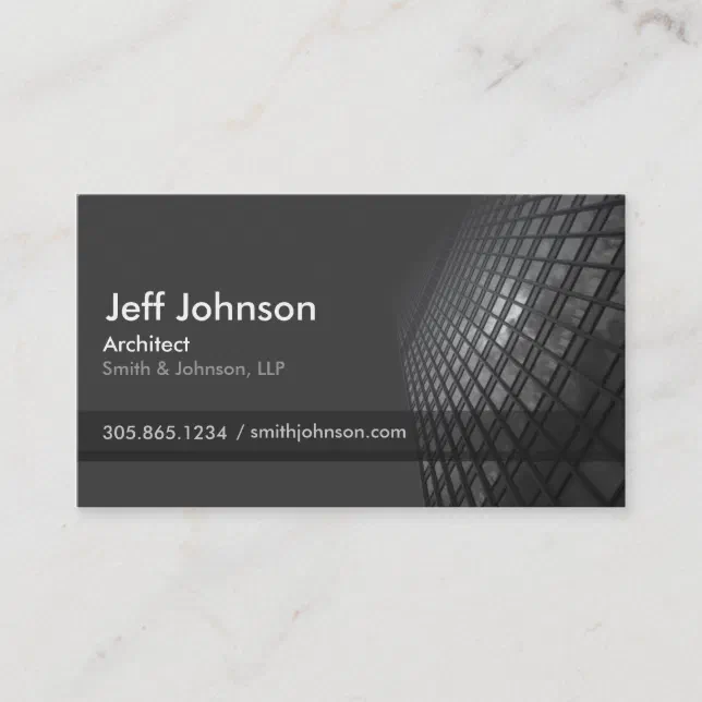 Skyscraper Business Card | Zazzle