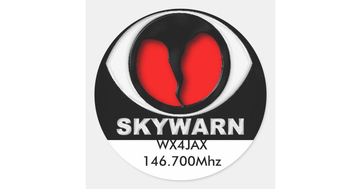 skywarn logo, Sticker | Zazzle