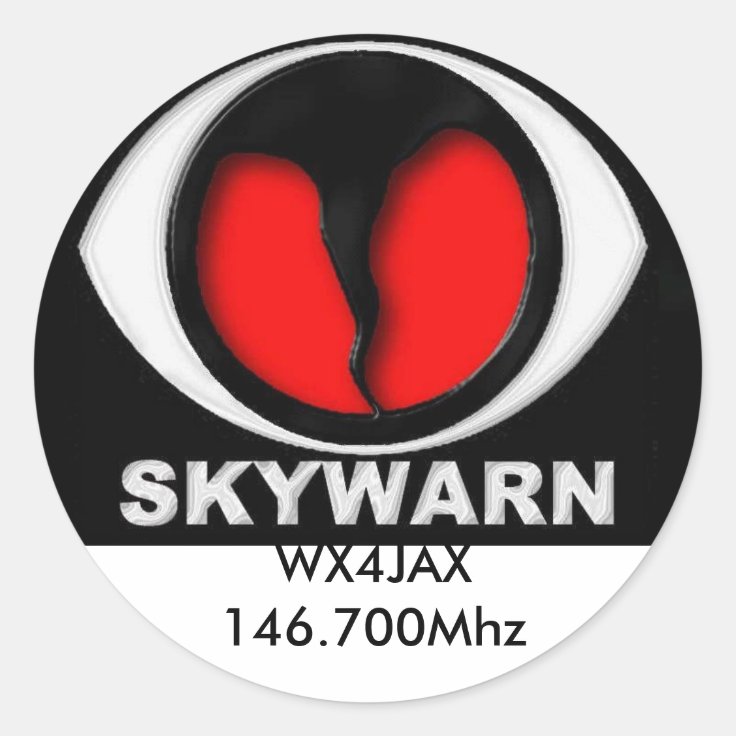 skywarn logo, Sticker | Zazzle