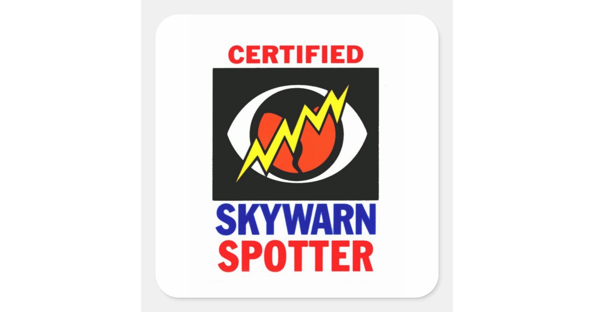Skywarn Sticker | Zazzle