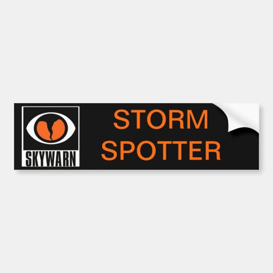 SKYWARN Storm Spotter Bumper Sticker | Zazzle.com