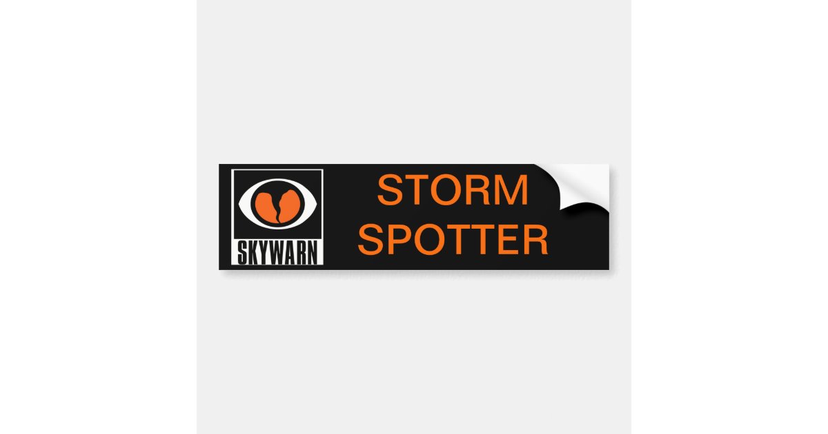 SKYWARN Storm Spotter Bumper Sticker | Zazzle