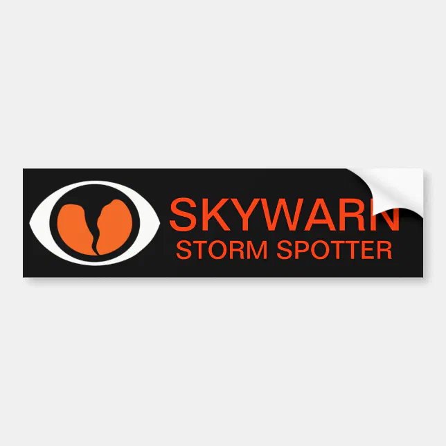 SKYWARN Storm Spotter Bumper Sticker | Zazzle
