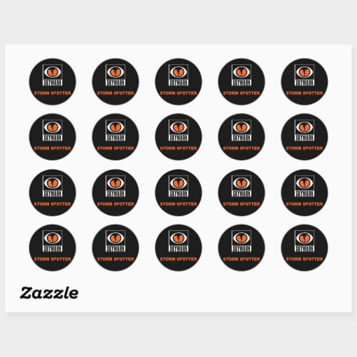 SKYWARN Storm Spotter Stickers | Zazzle