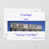 Slab City Postcard | Zazzle