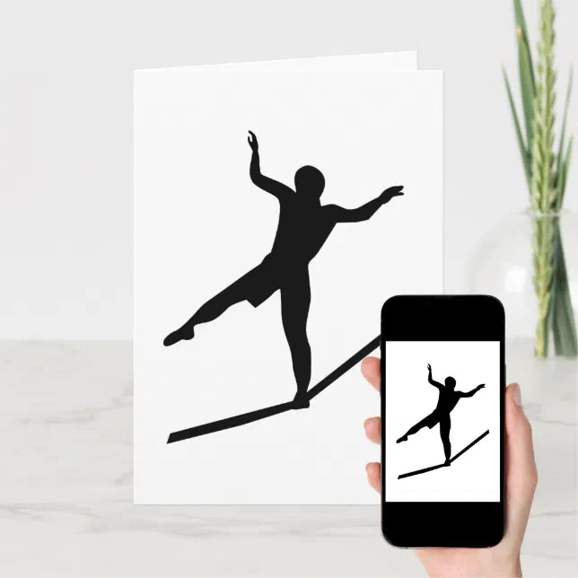 Slackline Card | Zazzle