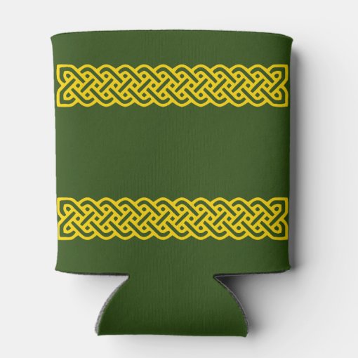Sláinte Irish Cheers Celtic Green Can Cooler | Zazzle