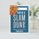 Slam Dunk Basketball Classroom Valentine Card | Zazzle