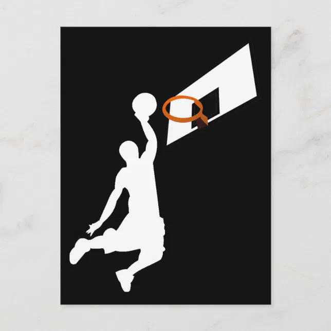 Slam Dunk Basketball Player Postcard | Zazzle
