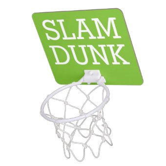 Slam Dunk Mini Basketball Hoop | Zazzle