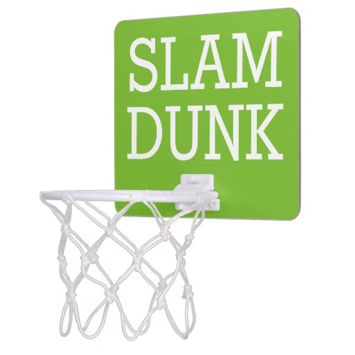 Slam Dunk Mini Basketball Hoop | Zazzle