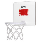 SLAM DUNK mini wall basketball hoop | Zazzle