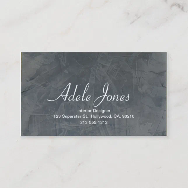 Slate Business Card | Zazzle