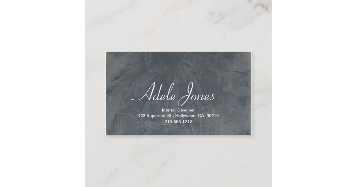 Slate Business Card | Zazzle