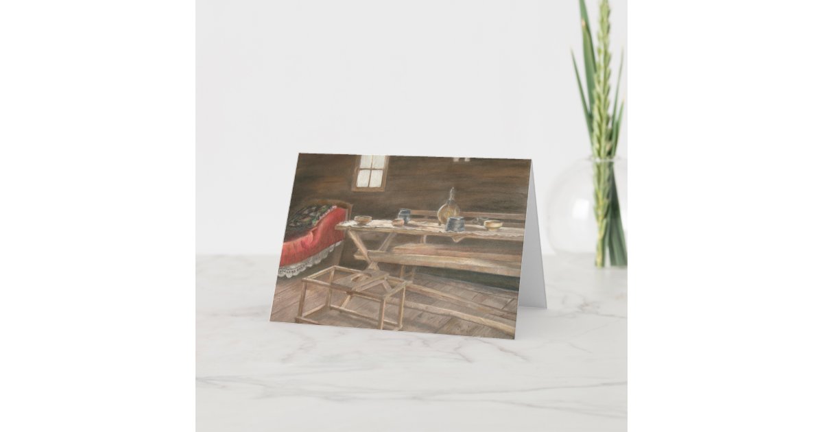 Slava Table and Bedroom Holiday Card | Zazzle