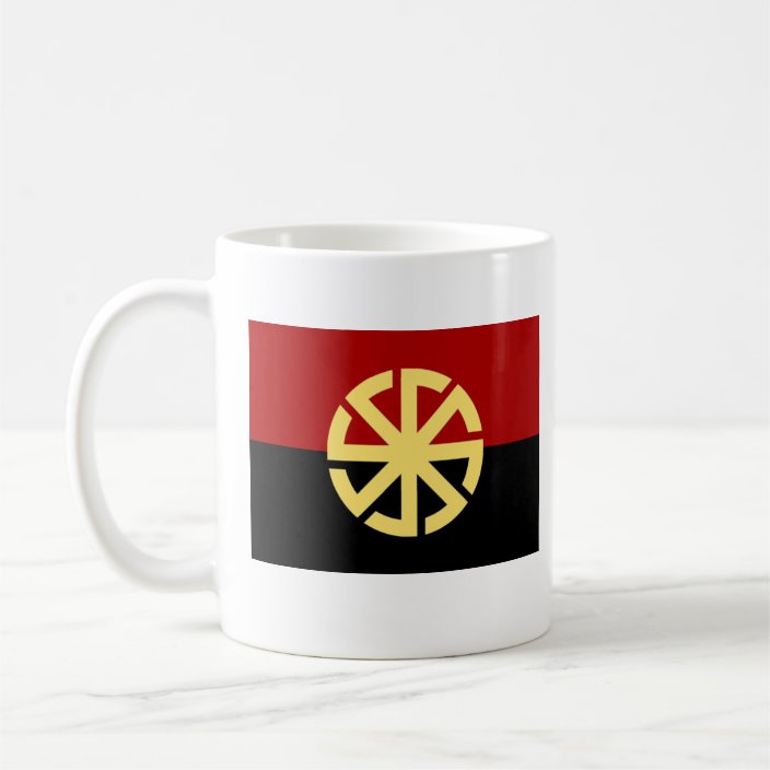 Slavic Heritage Mug - Sunwheel Flag | Zazzle.com