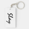 Slay Modern Trendy Keychain | Zazzle