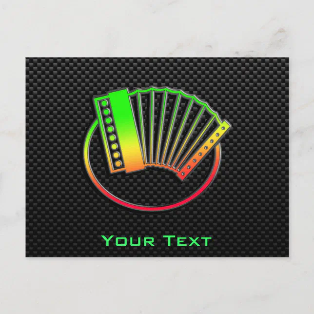 Sleek Accordion Postcard | Zazzle