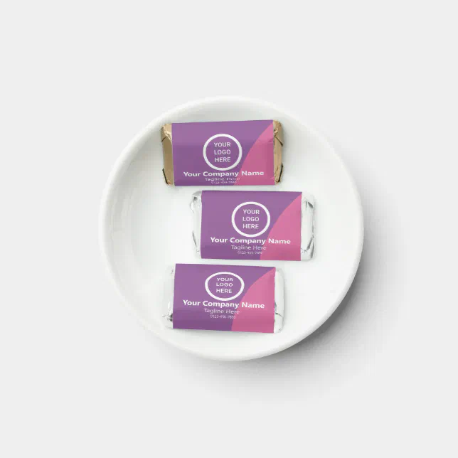Sleek Custom Business Logo Promotional Marketing Hershey's Miniatures ...