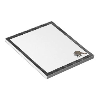 Sleek Raccoon Notepad | Zazzle