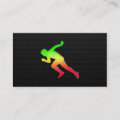 Sleek Running Business Card | Zazzle