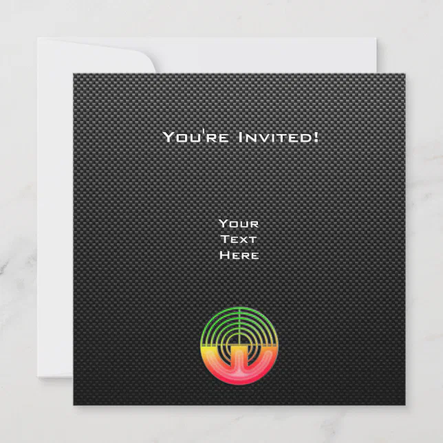 Sleek Sport Shooting Invitation | Zazzle