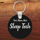 Sleep Tech Keychain custom | Zazzle