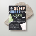 Sleep Under Cute Colorful Sleepover Birthday Invitation | Zazzle
