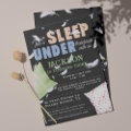 Sleep Under Cute Colorful Sleepover Birthday Invitation | Zazzle