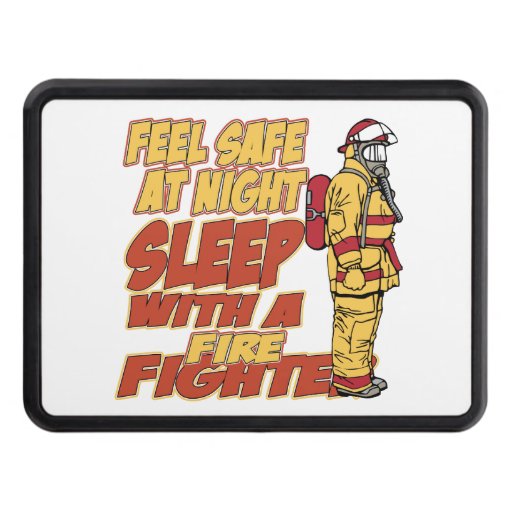 Sleep with a Firefighter Hitch Cover | Zazzle