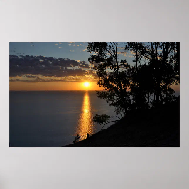 SLEEPING BEAR SUNSET POSTER | Zazzle