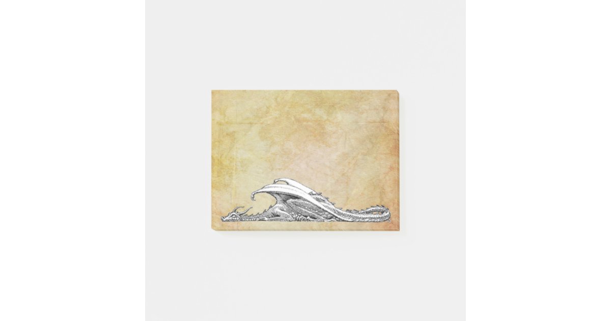 Sleeping Dragon Post-it Notes | Zazzle