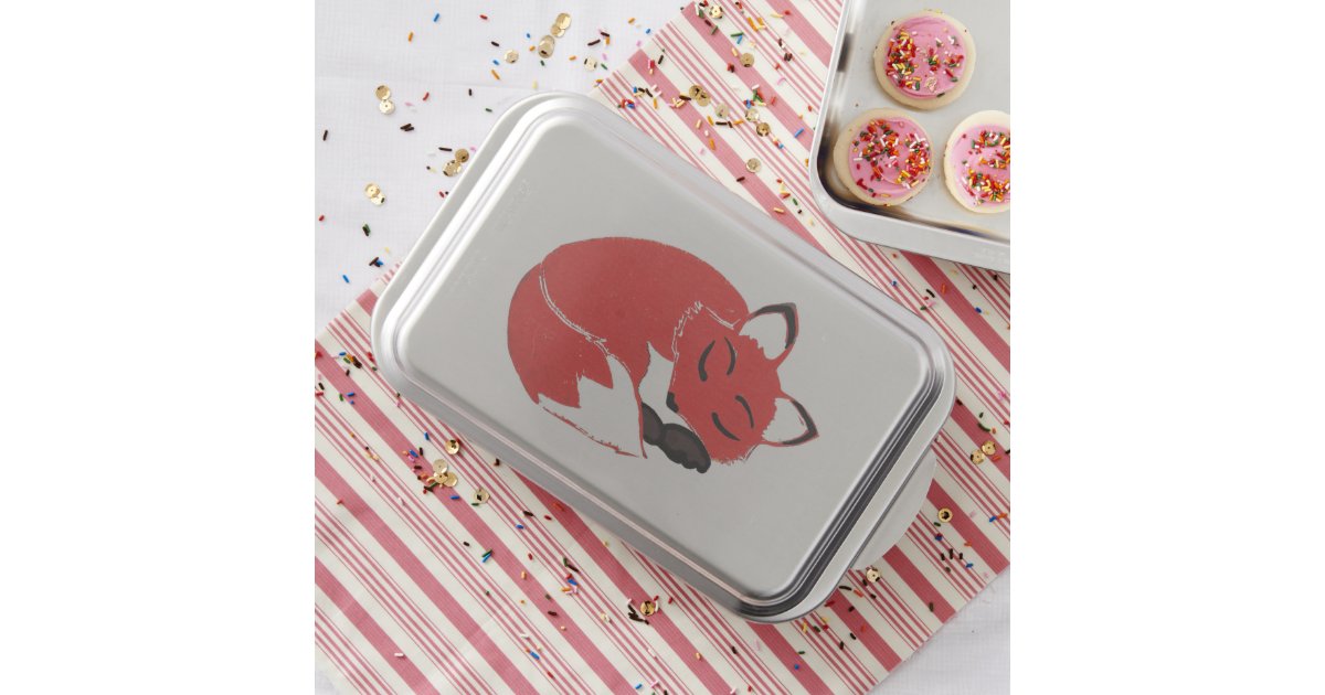Sleeping Fox Cake Pan | Zazzle