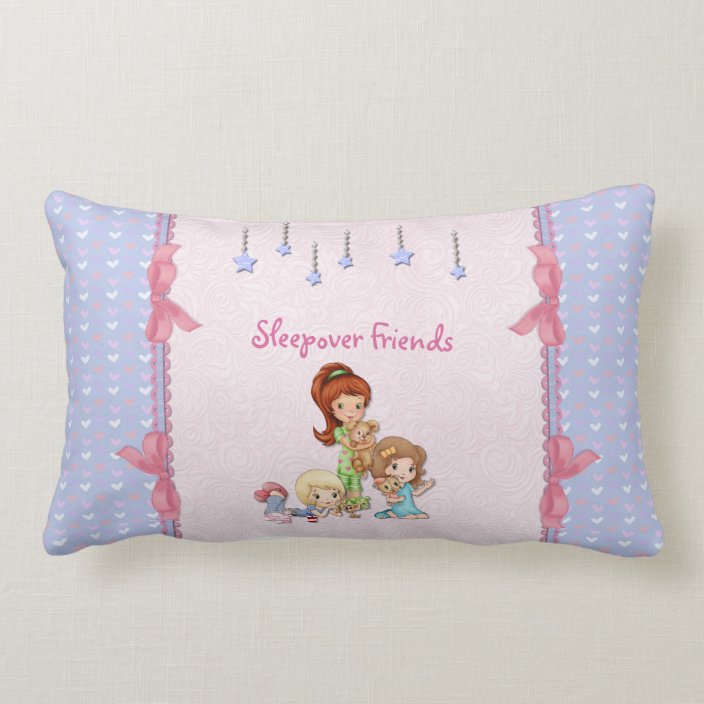 Sleepover Friends Autograph Pillow | Zazzle.com