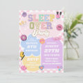 Sleepover Preppy Varsity Patch Birthday Party Invitation | Zazzle