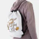 Sleepy Cat & Bungeoppang Korean Design Drawstring Bag | Zazzle