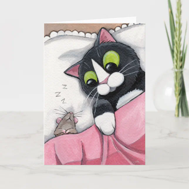 Sleepy Companion Card | Zazzle