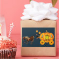 Sleepy Hollow Headless Horseman Pumpkin Carriage Rectangular Sticker ...