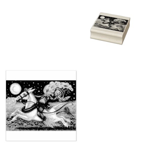 SLEEPY HOLLOW SCARECROW, HALLOWEEN RUBBER STAMP | Zazzle