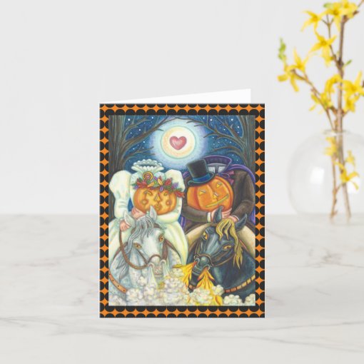 SLEEPY HOLLOW WEDDING, HEADLESS HORSEMAN CARD | Zazzle