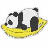 Sleepy Panda Sticker | Zazzle