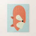 Sleepy Red Fox Jigsaw Puzzle | Zazzle