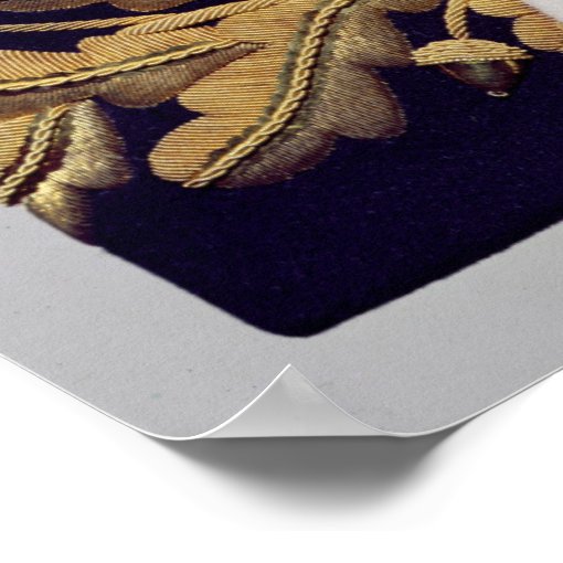 Sleeve detail of a British Army Uniform Poster | Zazzle