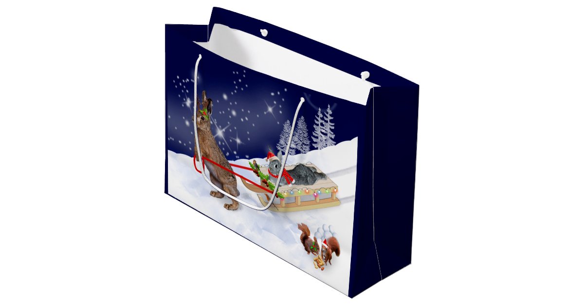 Sleigh Ride Gift Bag | Zazzle